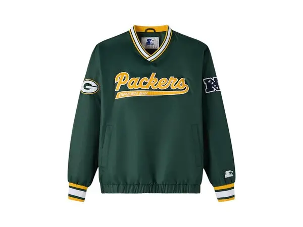 OVO X Nfl Bay Packers Starter Trainer Pullover Jacket