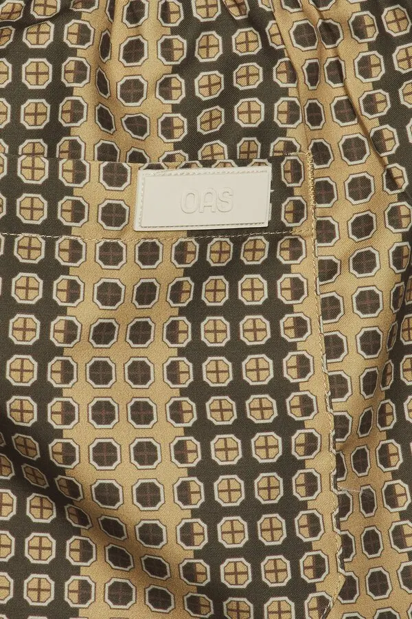 Oas Regalia Swim Shorts In Brown - Multi