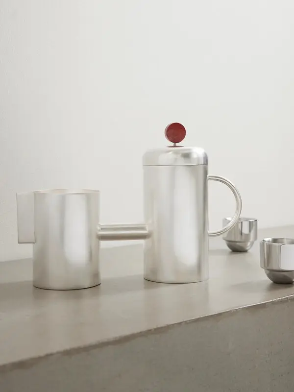 NATALIA CRIADO Oho -plated Jasper Tea Pot