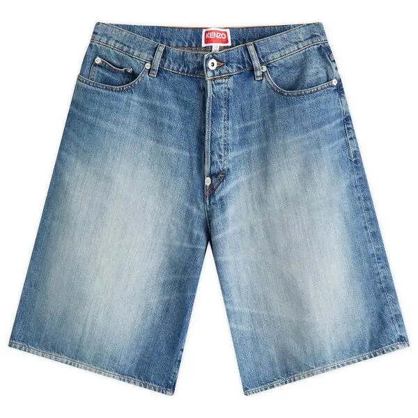 Kenzo Straight Denim Shorts