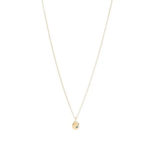 SIMUERO Por Un Perro Necklace - Gold/blue