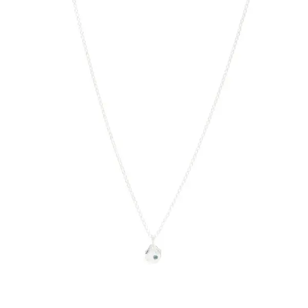 SIMUERO Por Un Perro Necklace - Silver/blue