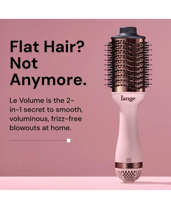 L'ANGE Le Volume 2-in-1 Titanium Brush Dryer - Black