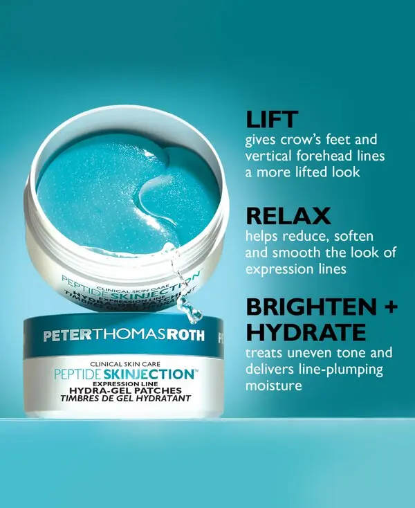PETER THOMAS ROTH Peptide Skinjection Expression Line Hydra-gel Patches - No Color
