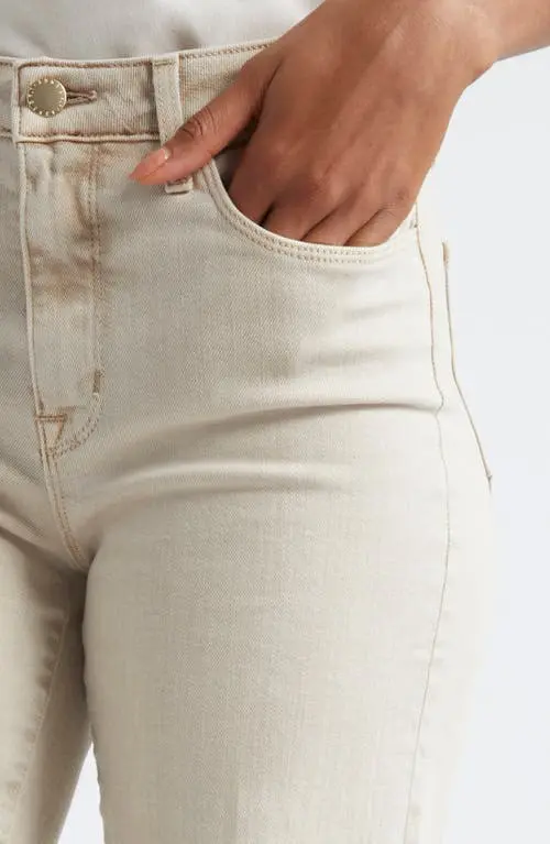 L'Agence Scottie Wide Leg Jeans - Biscuit