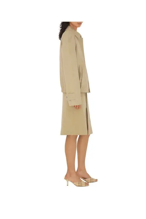 Burberry Cotton Midi Skirt