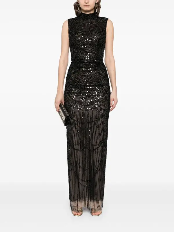 SAIID KOBEISY Beaded Gown