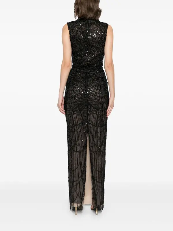 SAIID KOBEISY Beaded Gown