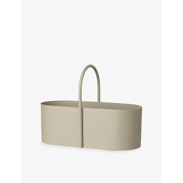 FERM LIVING Grib Powder-coated Metal Toolbox - Cashmere