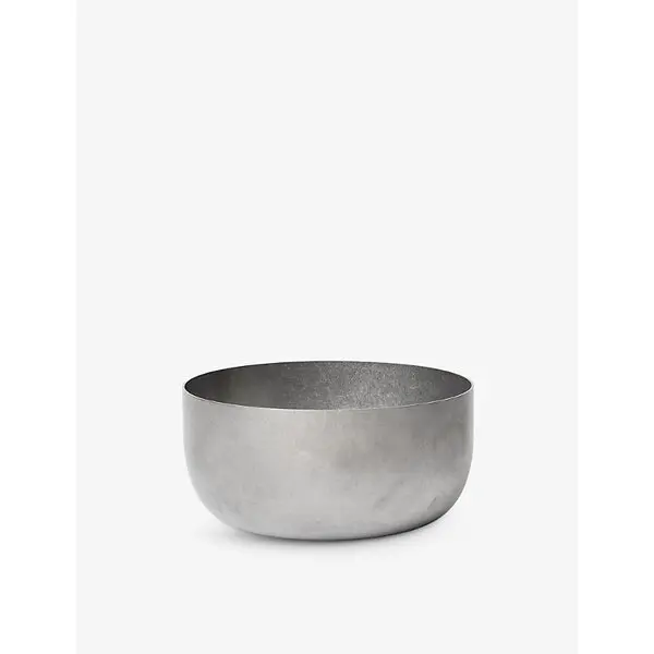 FERM LIVING Tumbled Texture Stainless-steel Bowl 12.5cm - Stainless Steel