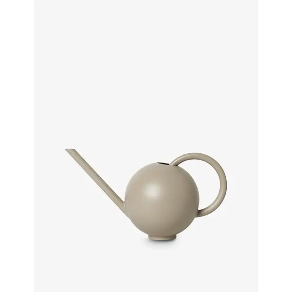 FERM LIVING Orb Powder-coated Stainless-steel Watering Can - Cashmere