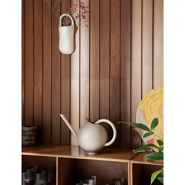 Ferm Living Orb Powder-Coated Stainless-Steel Watering Can - Cashmere |  Editorialist