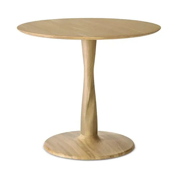 ETHNICRAFT Torsion Dining Table, Medium - Oak