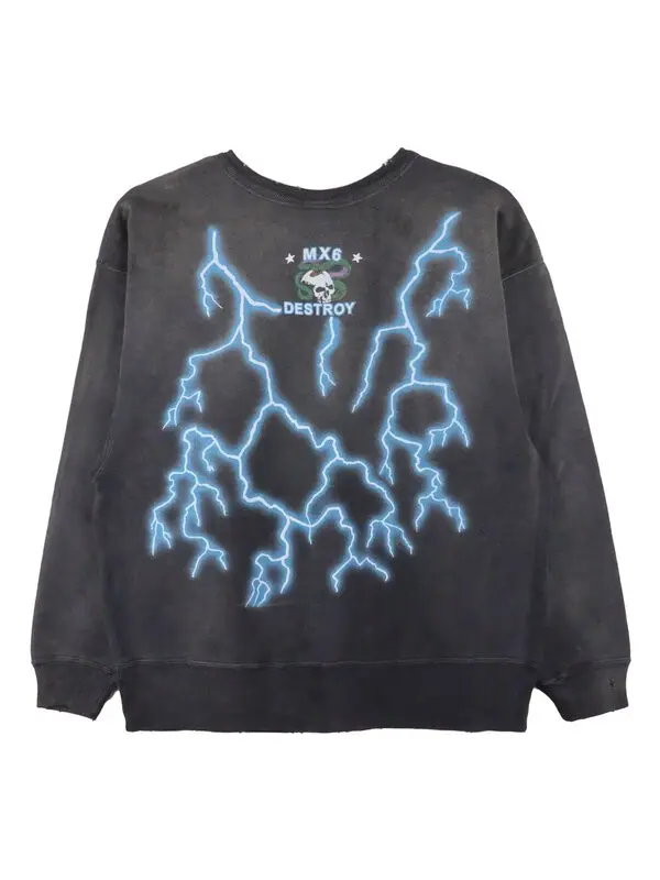 SAINT MXXXXXX Medusa Graphic Print Sweater