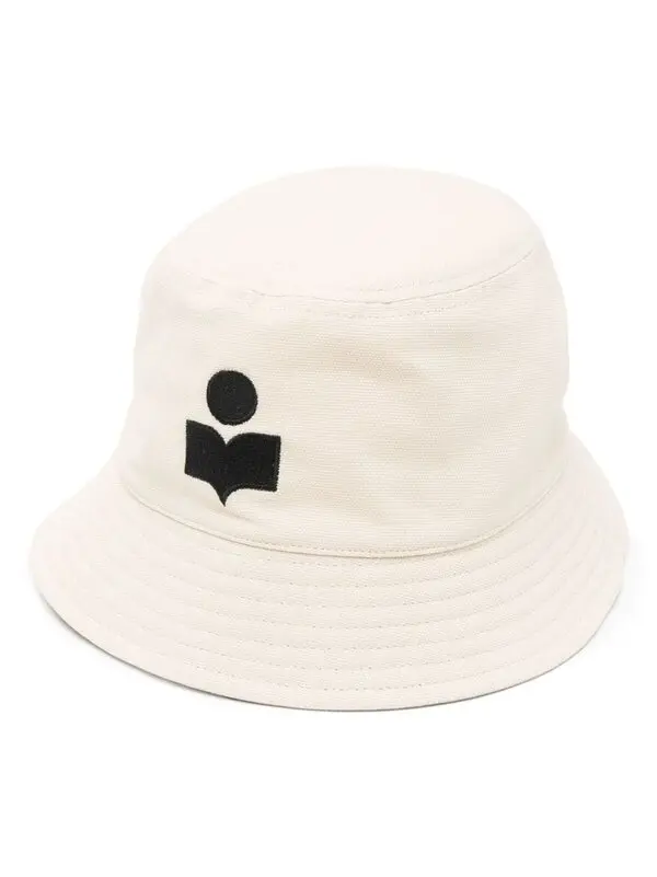 Isabel Marant Patterned Bucket Hat with White Embroidered Logo New Arrivals: Isabel Marant Etoile | WE ARE ICONIC main image 3
