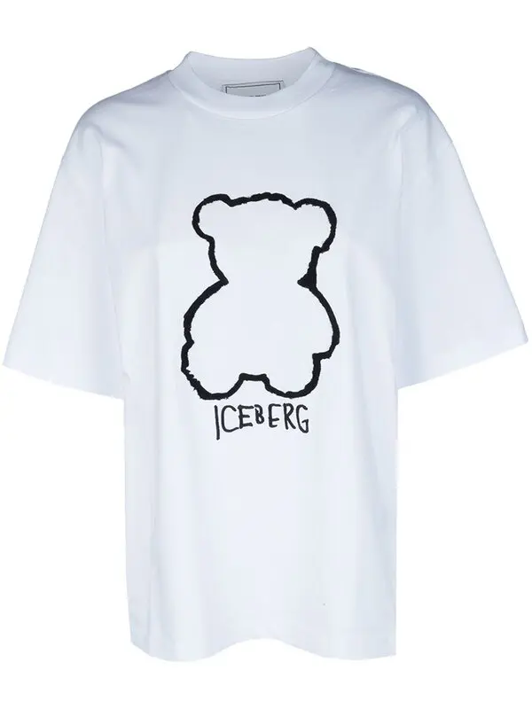 Iceberg Logo-print T-shirt - White