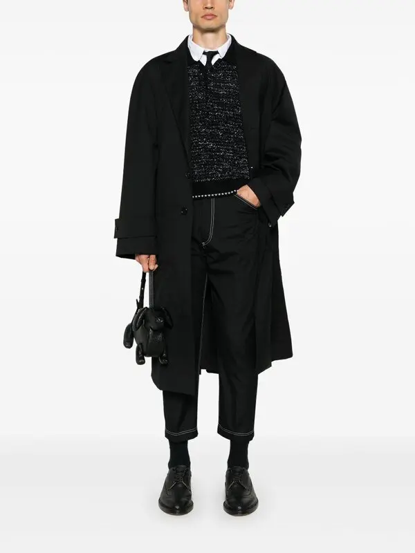 Thom Browne Single-breasted Wool Coat