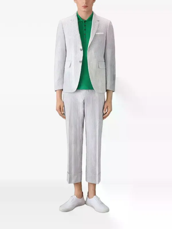 Thom Browne Classic Pique 4-bar Polo Shirt - Green