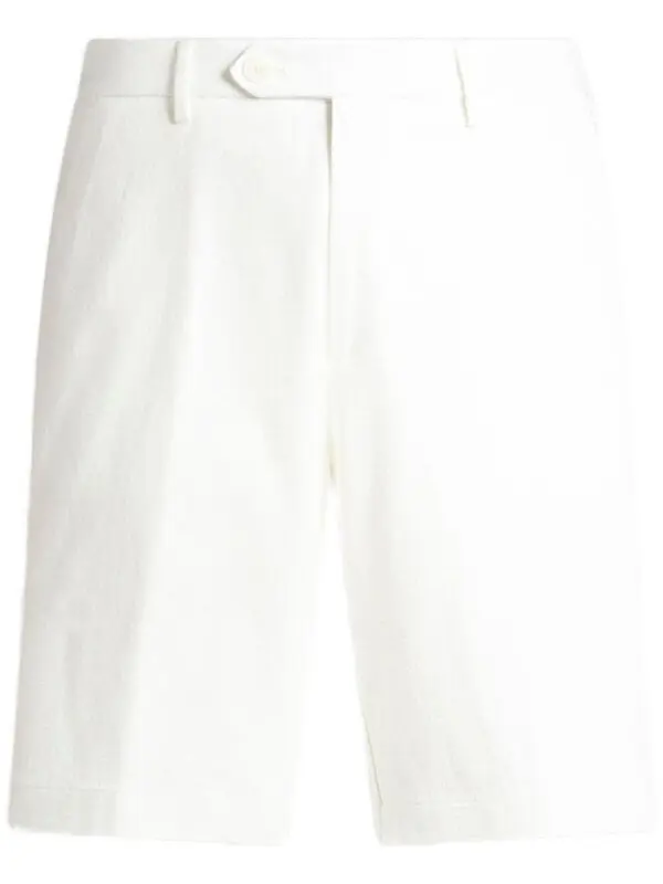 Etro Jacquard Bermuda Shorts - White