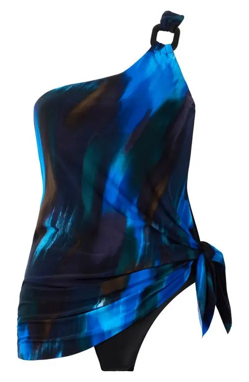 MAGICSUIT® Swipe Right Amal One-shoulder Tankini Top