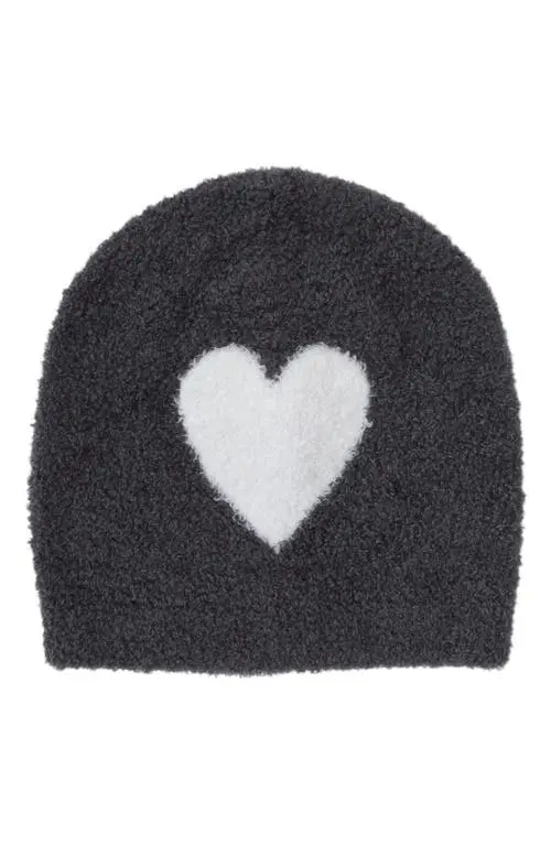 Barefoot Dreams Cozychic Lite® Baby Heart Beanie - Carbon-pearl