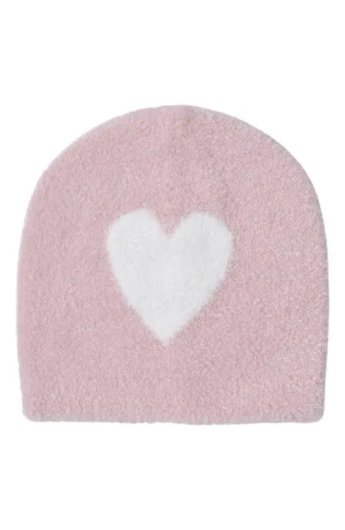 Barefoot Dreams Cozychic Lite® Baby Heart Beanie - Pink Peonie-pearl