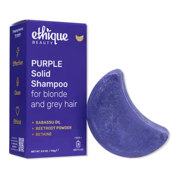ETHIQUE BEAUTY Purple Solid Shampoo Bar - One-color
