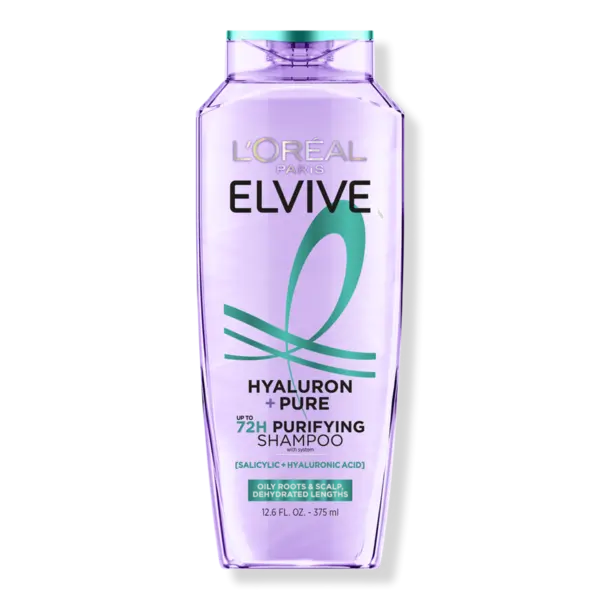 L'OREAL Elvive Hyaluron Plus Pure 72h Purifying Shampoo For Oily Hair - One-color