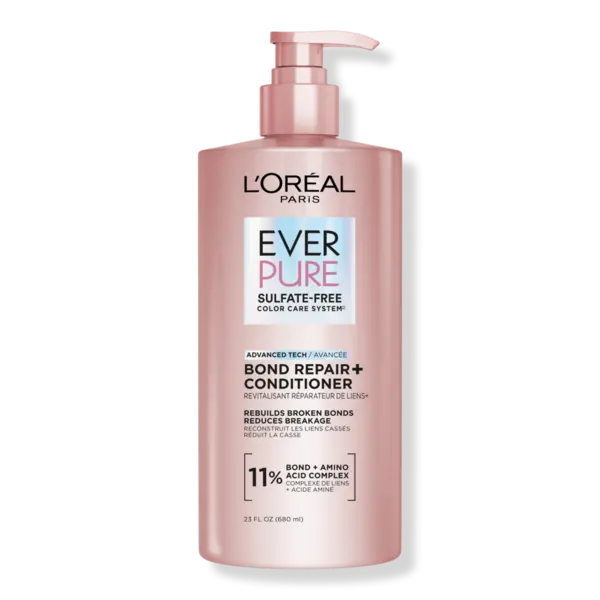 L'OREAL Everpure Sulfate Free Bond Repair Conditioner For Damaged Hair - One-color