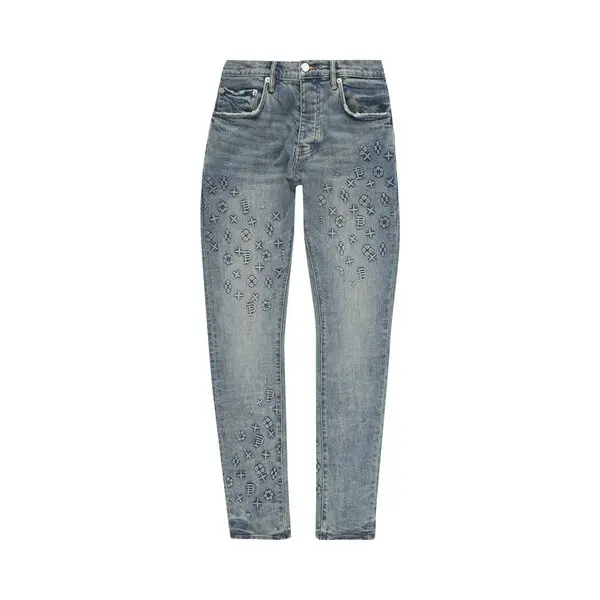 PURPLE BRAND Embossed Denim