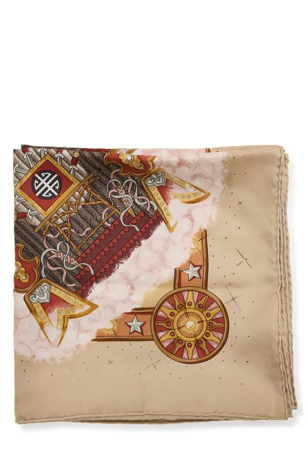 Hermès Multicolor 'la Magie' Silk Scarf 90