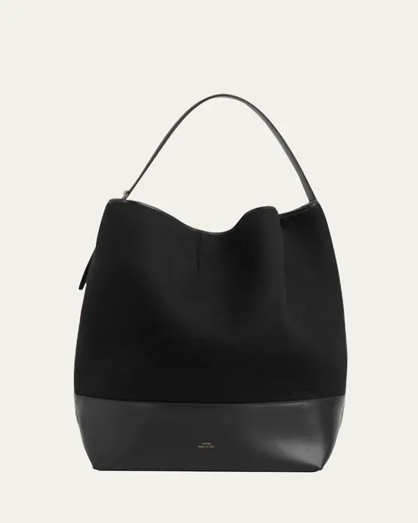 TOTÊME - Toteme Belted Wool & Leather Tote Bag