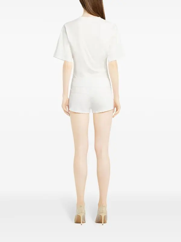 COURREGES Appliqué T-shirt - White