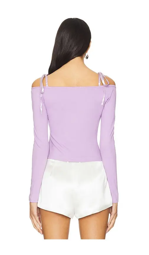 AMELIE TEJE Ribbon Long Sleeve Top