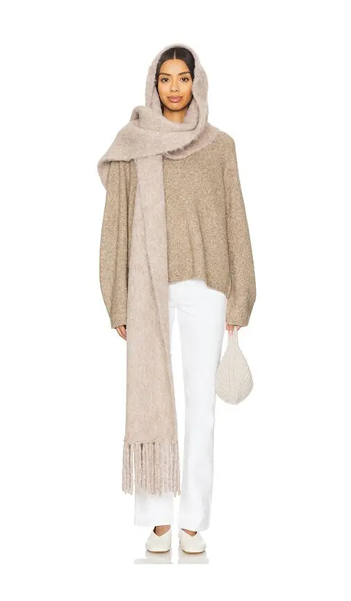 LOVERS AND FRIENDS Tylar Scarf In Beige - Oat