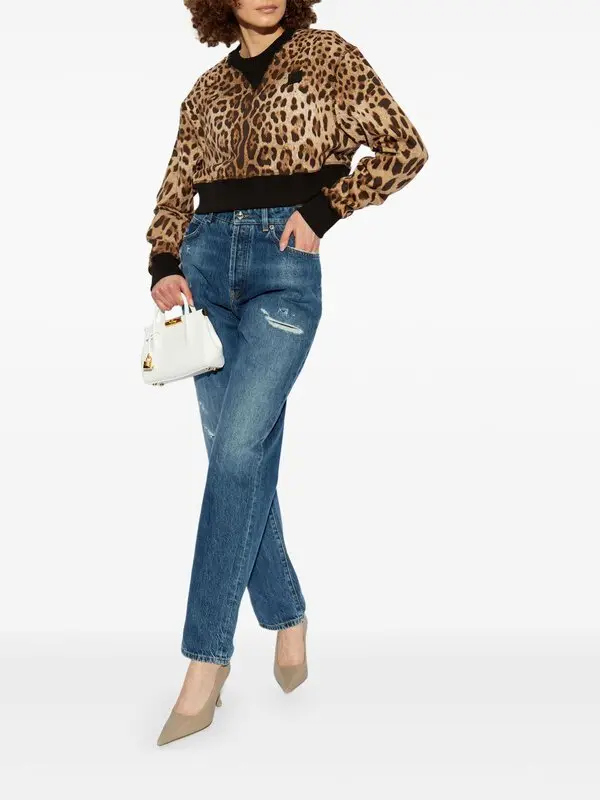 Dolce & Gabbana Leopard Print Jumper