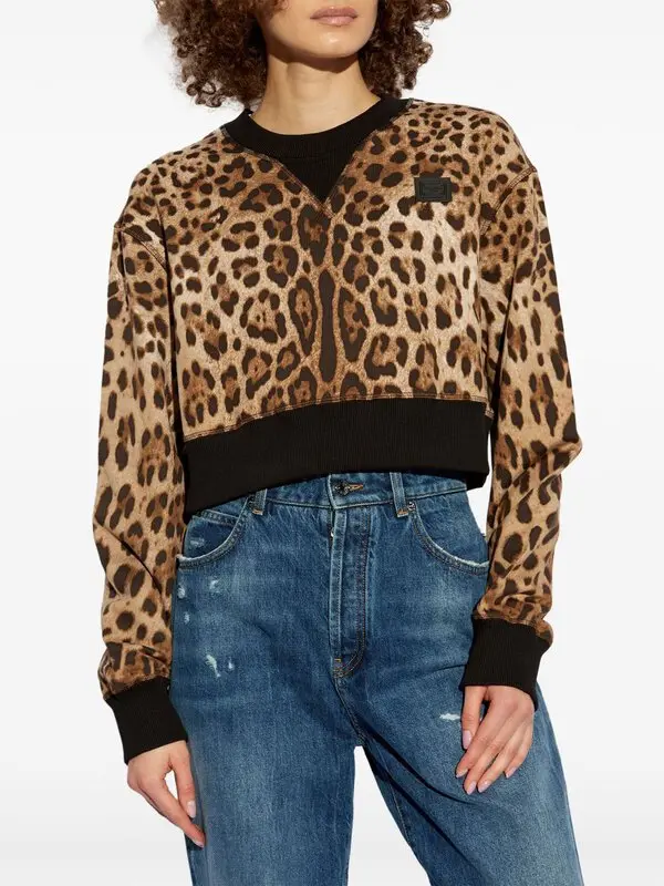 Dolce & Gabbana Leopard Print Jumper