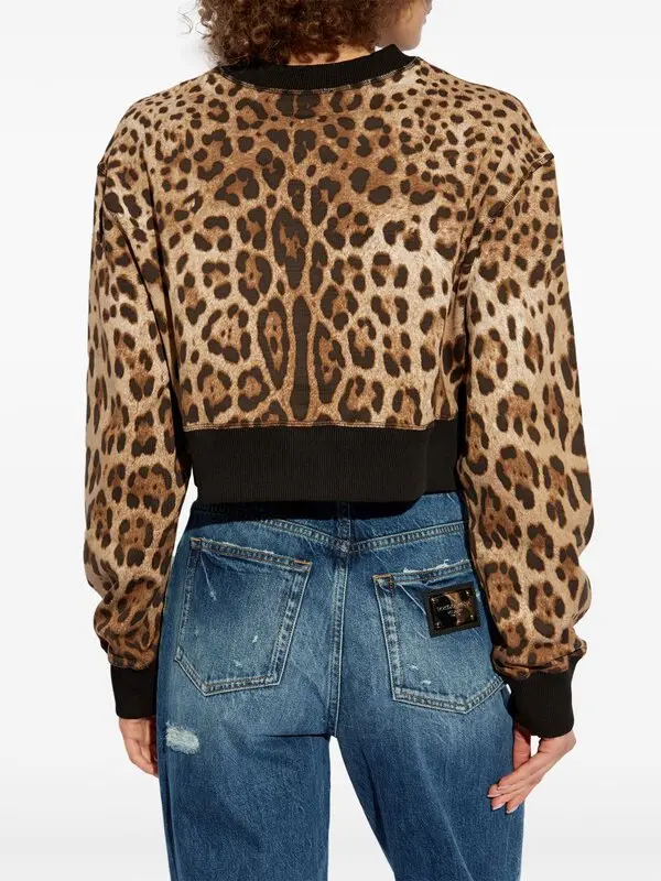 Dolce & Gabbana Leopard Print Jumper