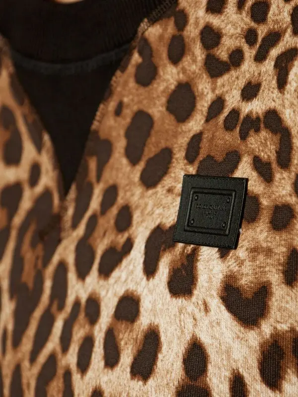 Dolce & Gabbana Leopard Print Jumper