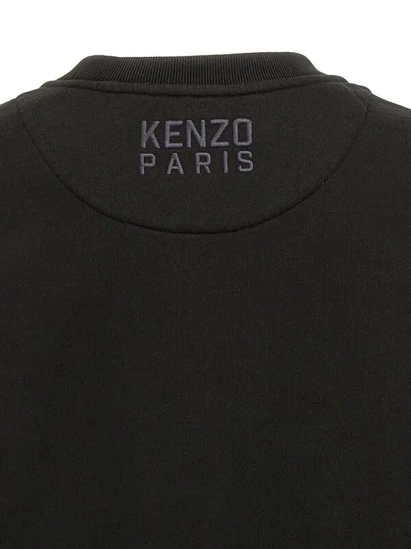 Kenzo Logo Print Sweatshirt - Black