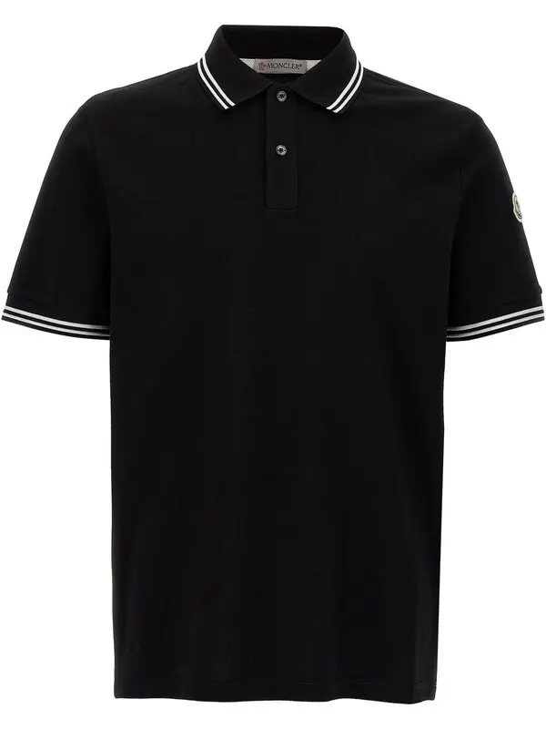 Moncler Logo-patch Polo Shirt