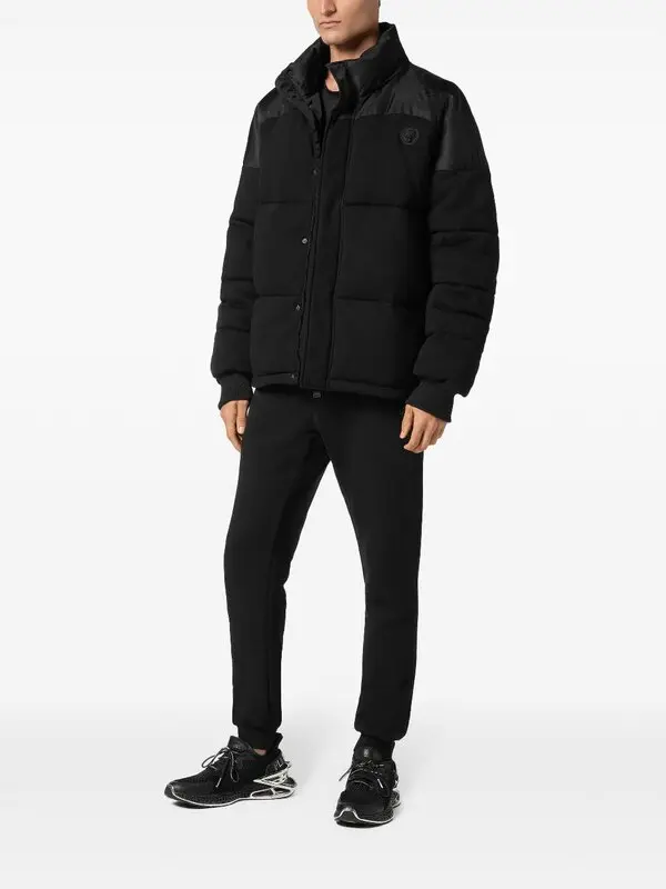 PLEIN SPORT Panelled Puffer Jacket