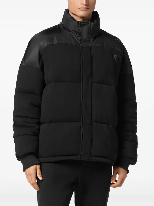 PLEIN SPORT Panelled Puffer Jacket