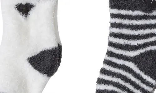 Barefoot Dreams 2-pack Socks - Carbon-pearl