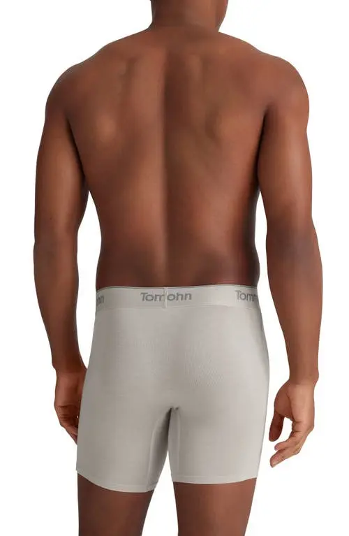 Tommy John 3-pack Second Skin 6-inch Stretch Modal Boxer Briefs - Blkbty/dv/flc