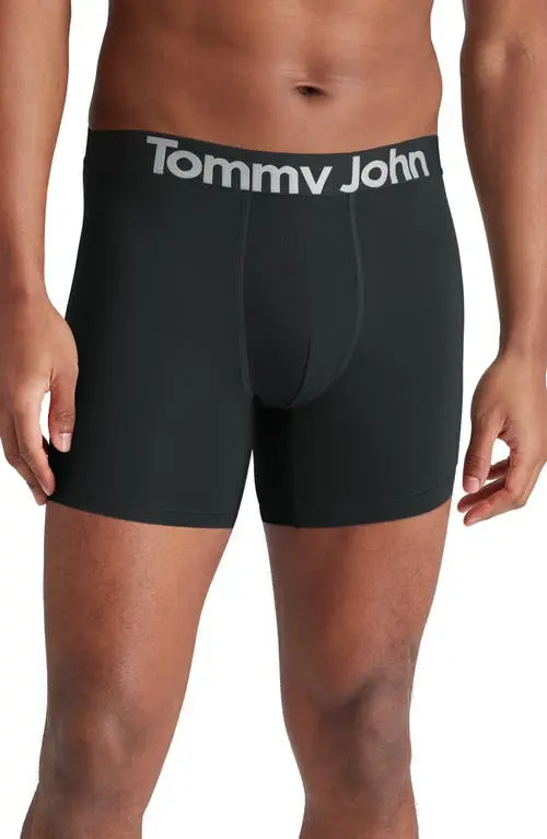 Tommy John 3-pack 360 Sport Micro 6-inch Boxer Briefs - Black