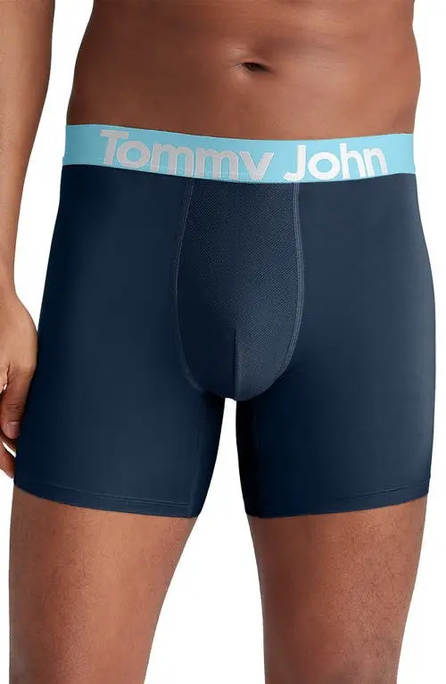 Tommy John 3-pack 360 Sport Micro 6-inch Boxer Briefs - Dress Blues/blue Elixir
