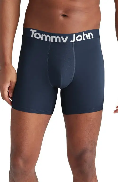 Tommy John 3-pack 360 Sport Micro 6-inch Boxer Briefs - Dress Blues/provence/blue Elixir 3-pack