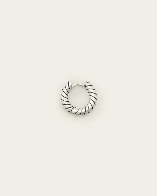 ALLSAINTS Python Hoop Earring - Silver