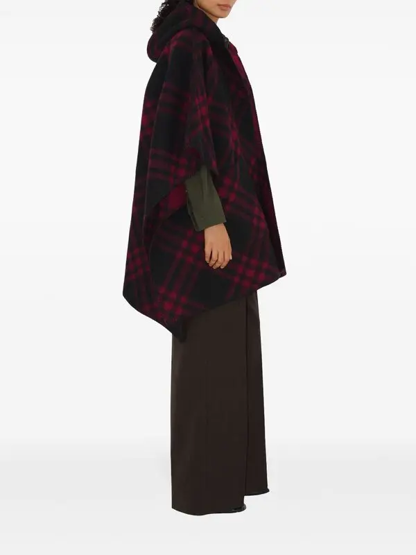Burberry Wool Cape - Red